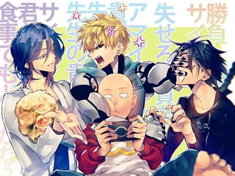 Powerful Heroes In One Punch Man Saitama X Sonic Genos X Sonic One