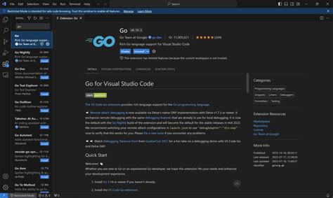 Cara Setting VSCode Untuk Ngoding Go HELMY SATRIA