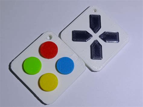 Joystick Button Keyring By Jakib Makerworld