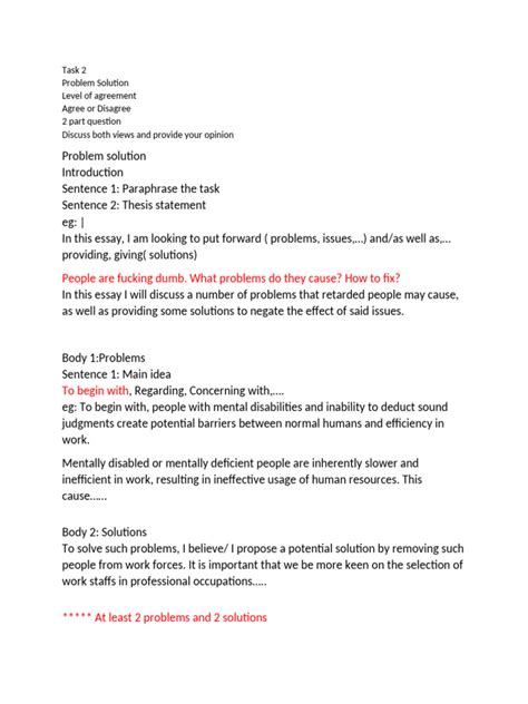 task 2 problem solution pdf