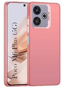 Jkobi Hard Back Cover Case For Poco M6 Plus 5G Velvet Touch Professional Glossy Finish