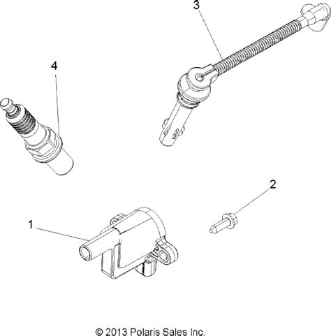 North West Motorcycles Sportsman 570 Efi Eps 2014 Electrical Ignition Coil Wire And Spark Plug