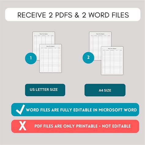 Master Key Log Master Key Register Master Key Record Key Tracking Sign Out Sheet Key