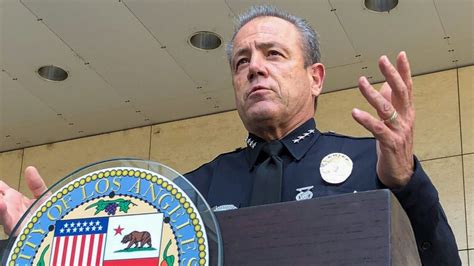 Los Angeles Police Chief Michel Moore Announces Retirement