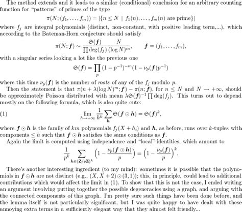 Averages Of Singular Series Or When Poisson Is Everywhere E Kowalskis Blog