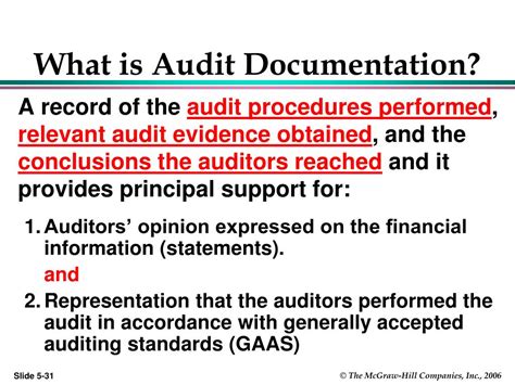 PPT Audit Evidence Documentation PowerPoint Presentation Free Download ID 3845995