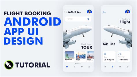 Flight Booking App Ui Design Coreldraw Tutorial Youtube