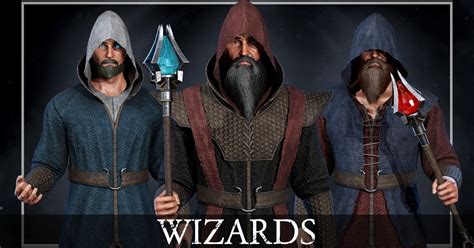 Wizard Modular 02 Characters Unity Asset Store
