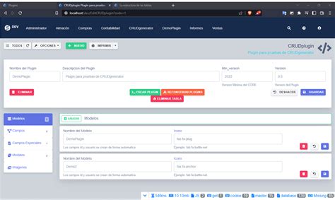 Novedades Del Plugin CRUDgenerator V1 95