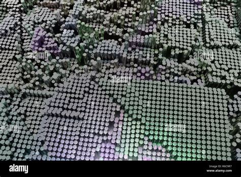 Colorful 3d Rendering Background Abstract Geometric Structure Block Shape Composition For