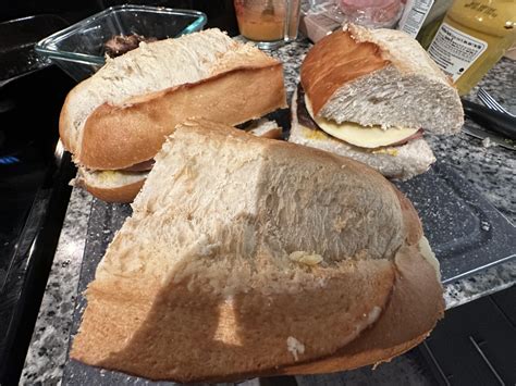 24 Hour Marinade Pork Butt Cuban Sandwiches Finished On My Square