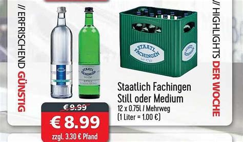 Staatl Fachingen Mineralwasser Still Oder Medium Angebot Bei Multi Markt
