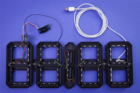 retro 7 segment clock the final one s 11 steps with pictures instructables