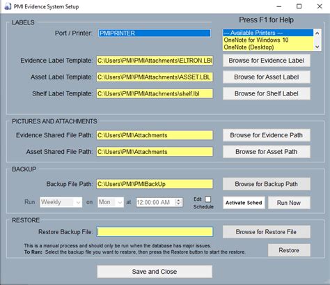 System Setup Pmi Manual