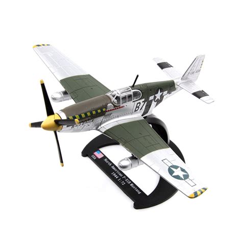 P 51b Mustang Wwii Fighter Bomber 172 Scale Diecast Aircraft Model