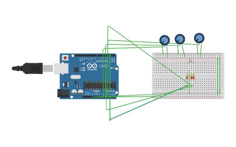 Circuit Design Led Rgb Tinkercad