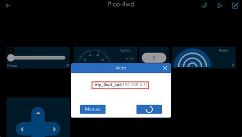 Control The Car With APP SunFounder Pico 4wd Car Documentation