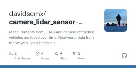 GitHub Davidscmx Camera Lidar Sensor Fusion Waymo Measurements From LiDAR And Camera Of