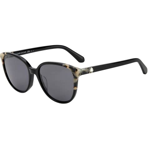 Kate Spade Vienne Polarized Cat Eye Sunglasses For Adult Women In Black