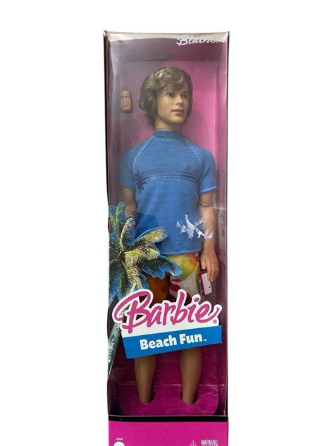 Barbie Beach Fun Blaine Doll Mattel 2000s Ken Friend Surfer Edition New
