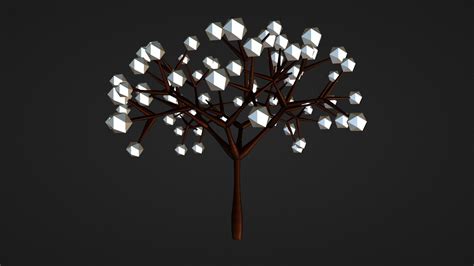 Hexagonal Tree 3d Model Cgtrader