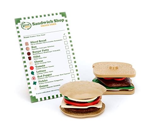 Green Toys Sandwich Shop Pretend Play Food Made In U S A Nonmic