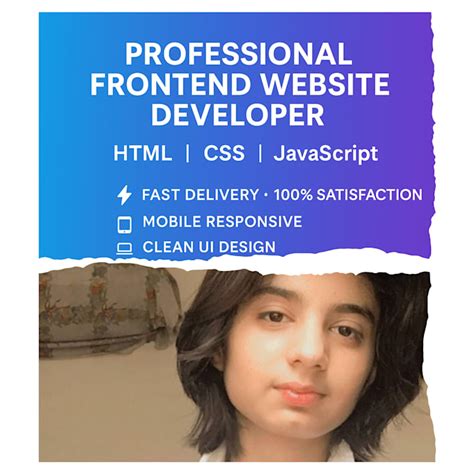 Design Modern Responsive Websites With Html Css Js By Meralwilliam2