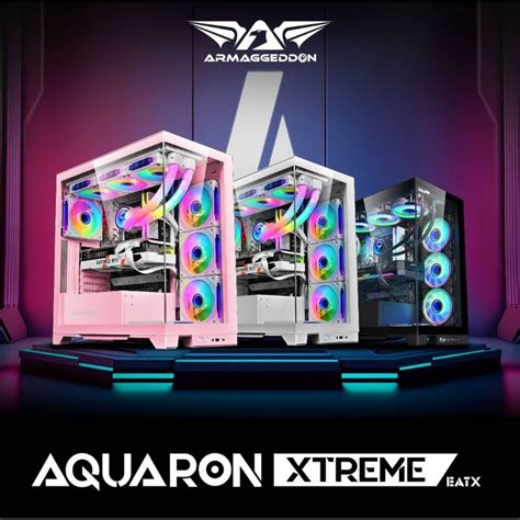 Jual Casing Pc Case Gaming White Armageddon Aquaron Extreme Shopee Indonesia