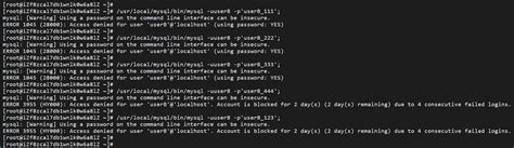 MySQL为等保测评实现用户多次恶意登录账户锁定功能 墨天轮