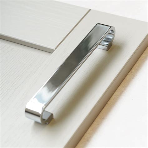 160mm Polished Chrome Modern Cabinet Curl Curved Handle Handle And Home
