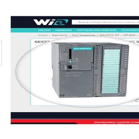 Plc Siemens Simatic S7 300 Cpu 313c 2dp En España Clasf Informatica