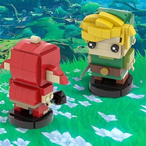 Mooxi Moc Botw Link And Bokoblin Brick Mini Headz Juego De