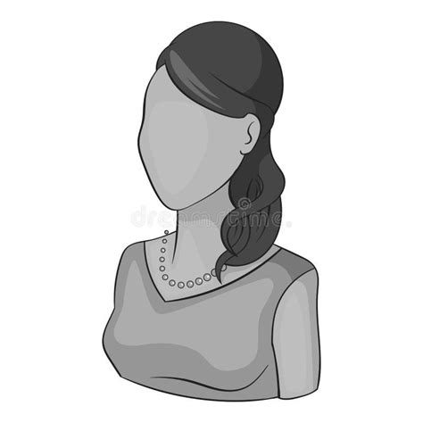 Woman Gray Hair Avatar Stock Illustrations 1231 Woman Gray Hair