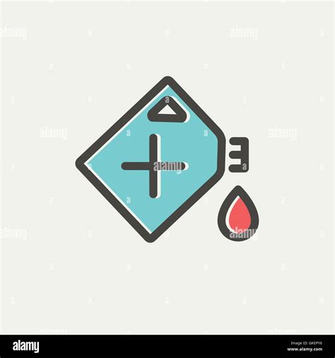 Gas Container Thin Line Icon Stock Vector Image Art Alamy
