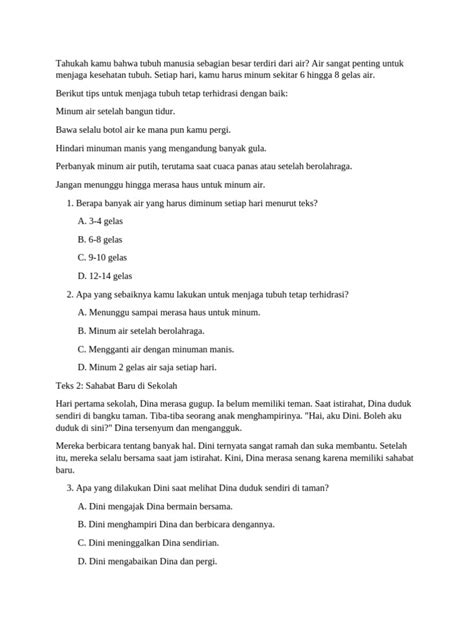 Latihan Soal Literasi Pdf