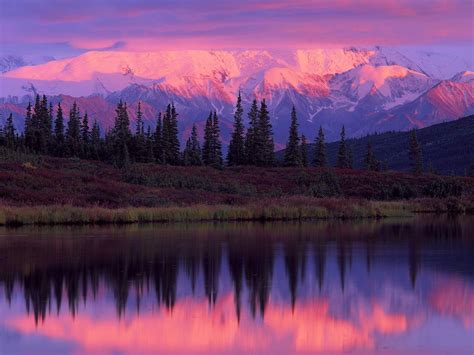Dusk Alaska Landscape Desktop Wallpaper High Definition Rolfdev
