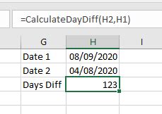 VBA Function Call Return Value Parameters Automate Excel