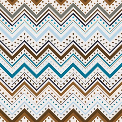 Tiled Chevron Seamless Zigzag Pattern Stock Vector Illustration Of