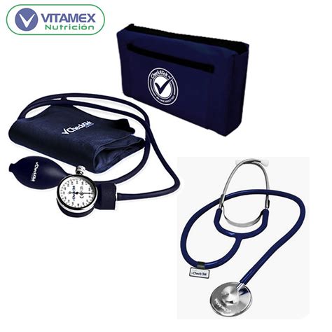 Kit De Baumanometro Aneroide Y Estetoscopio Checkatek Vitamex