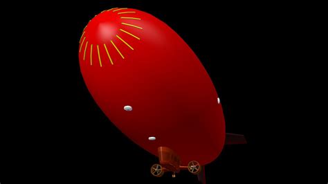 3d Blimp Model Turbosquid 2085379