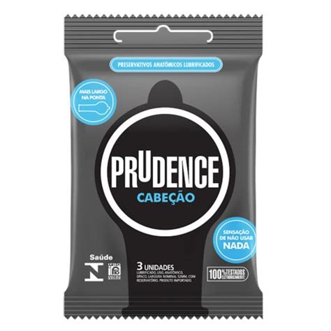 Preservativo Prudence 3 Unidades Cabeção Super Primavera