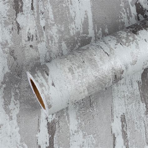 Yaretzy Silver Grey Peel And Stick Wallpaper Contact Paper Wallpaper