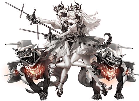 Kantai Collection Artist Request Official Art 2girls Abyssal Ship