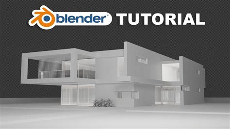 Modern House In Blender Part 3 Adding Details To Villa Youtube