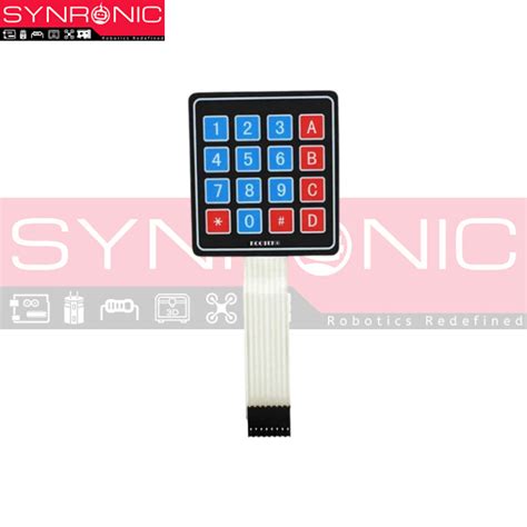 4×4 matrix keypad module synronic