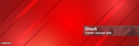 추상 네온 스타일 레드 와이드 배너 디자인 배경 어두운 빨간색 기술 기하학적 배경추3d 배너 디자인 벡터 일러스트레이션 0명에 대한 스톡 벡터 아트 및 기타 이미지 Istock