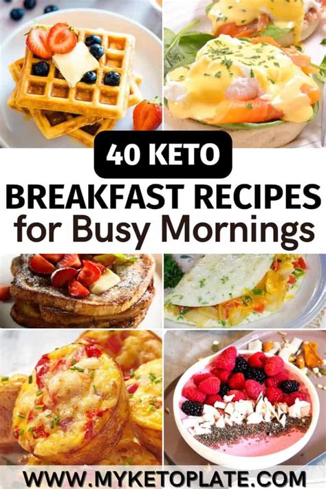 40 Keto Breakfast Recipes Myketoplate