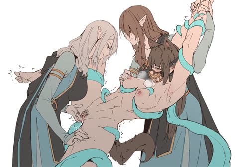 Rule 34 3girls Animal Ears Blush Breasts Brown Hair Character Request