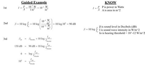 Sound Level And Intensity Calculation In Physics