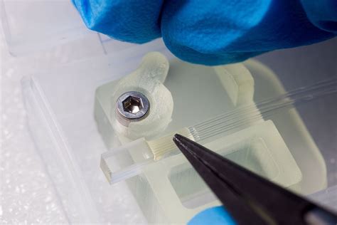 Support For Lensed Fiber Arrays Phix Photonics Assembly Phix Photonics Assembly